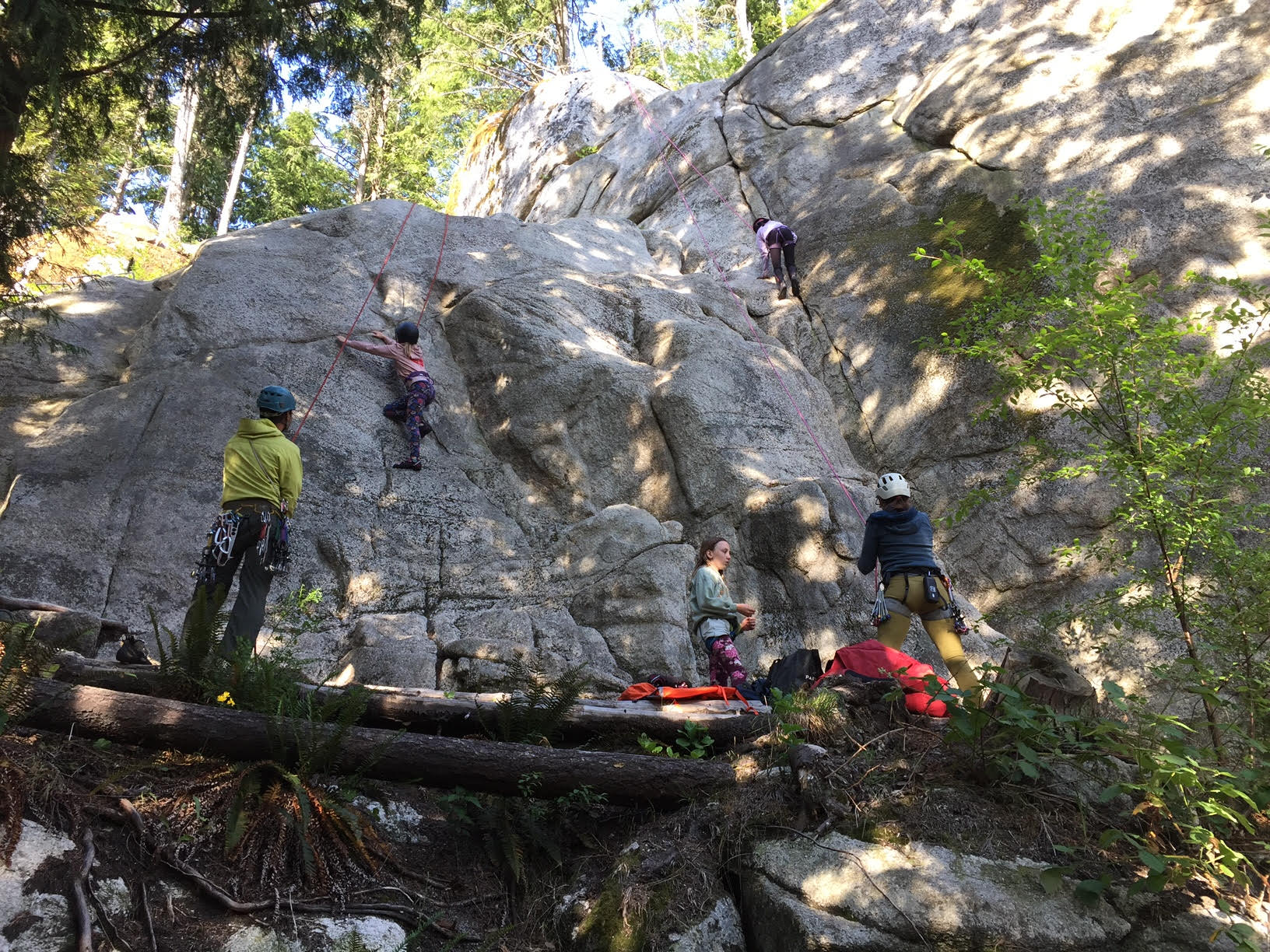 Kids Climbing in Squamish - Free & Easy Area