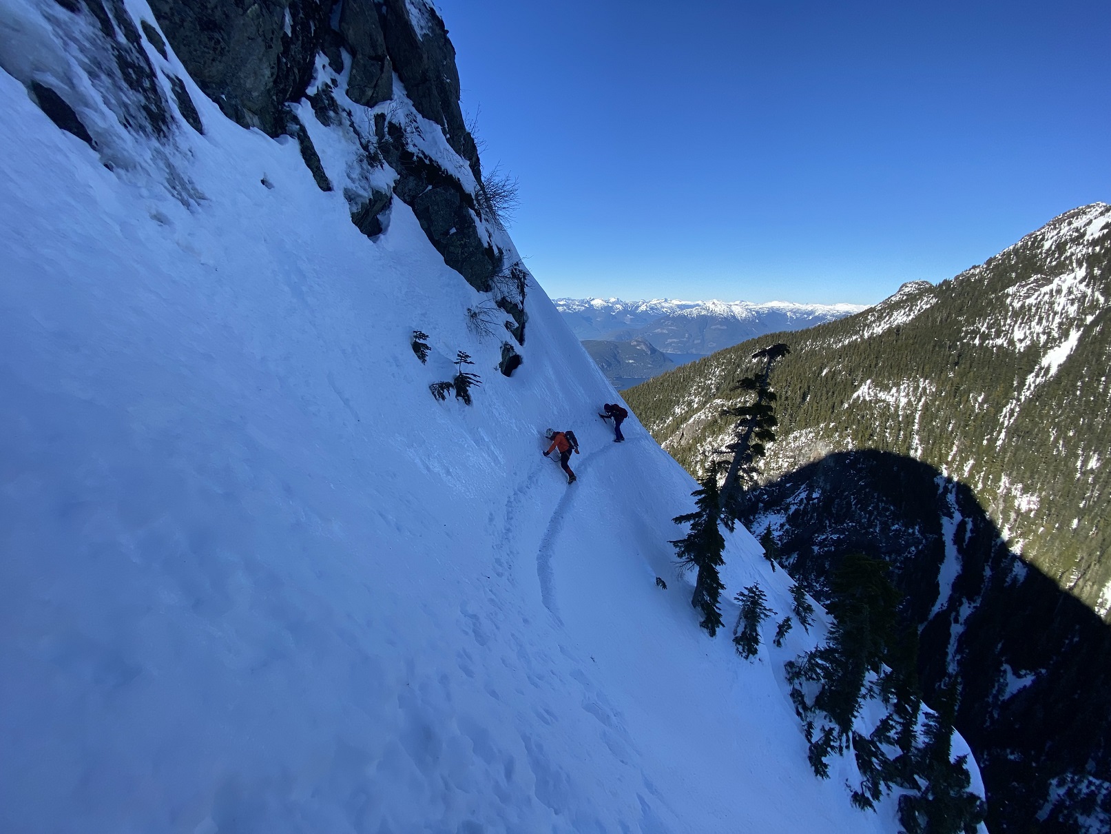 Mount Harvey North Ramp Winter Ascent